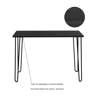 Williston Forge Rankin Desk with Hairpin Legs - Modern Industrial Style ...