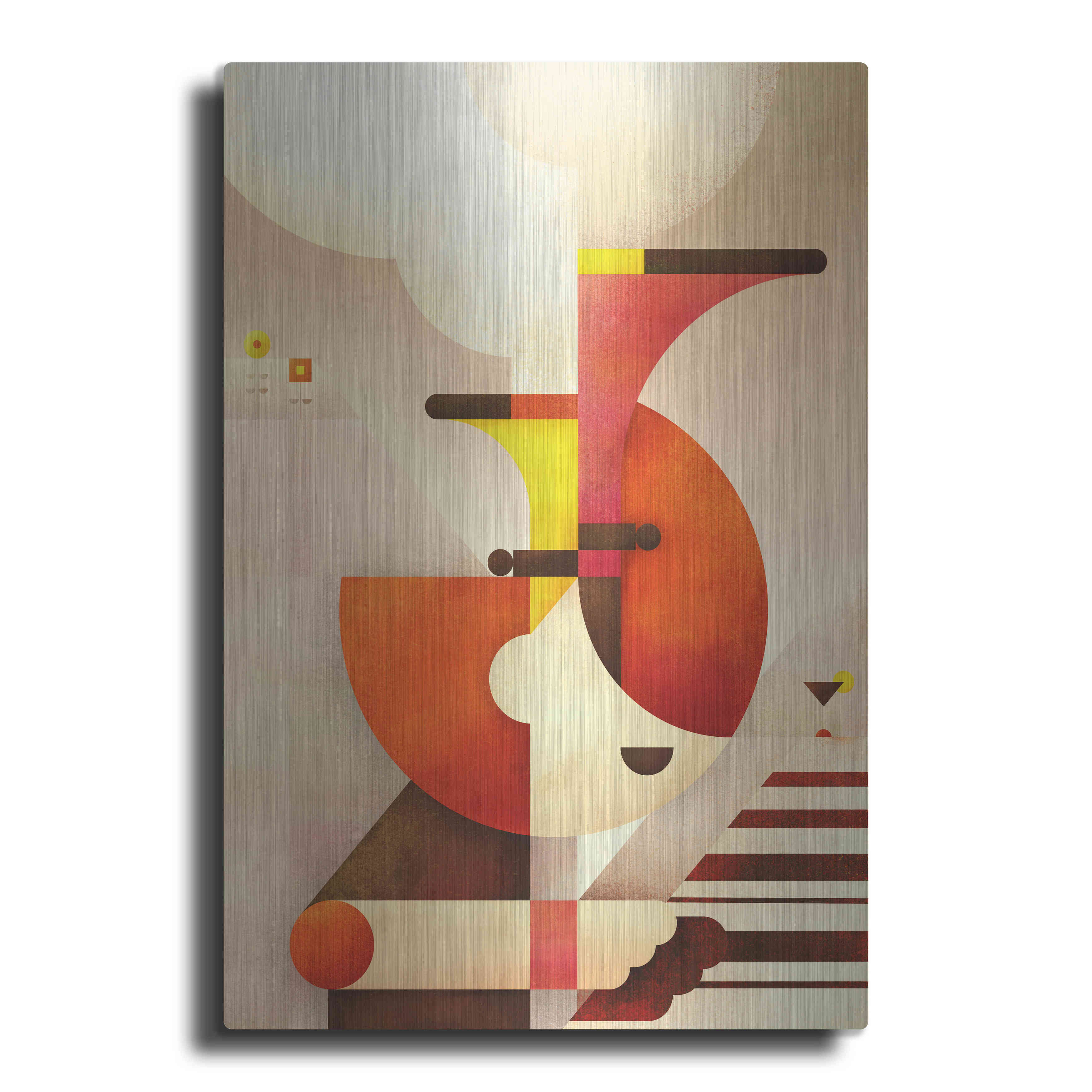 Winston Porter 'Jazzman' by Antony Squizzato, Metal Wall Art | Wayfair