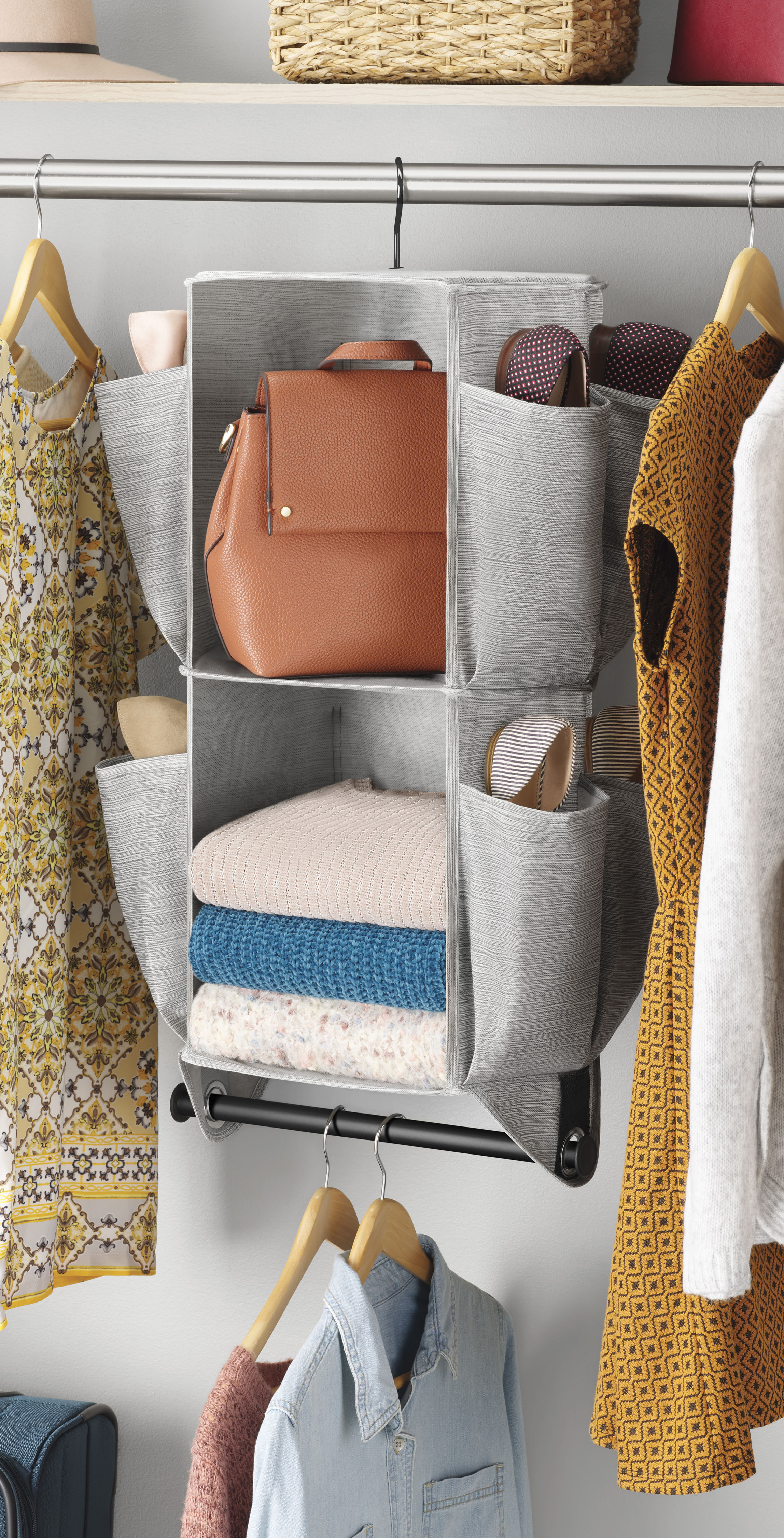 Dotted Line™ Amanda Fabric Hanging Organizer - Wayfair Canada