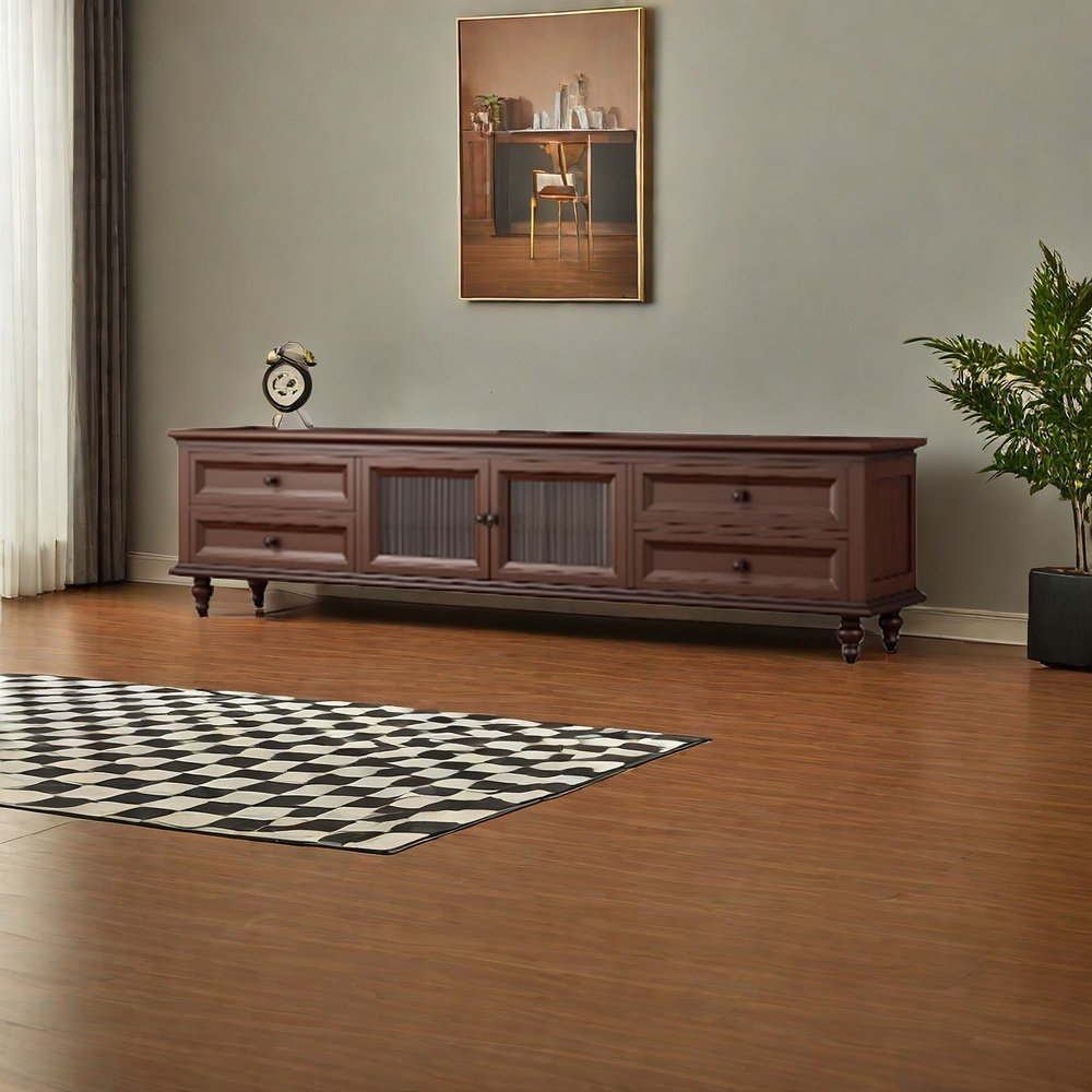 Orxva Galaxy Vintage Handle TV Cabinet with Large Storage Space | Wayfair
