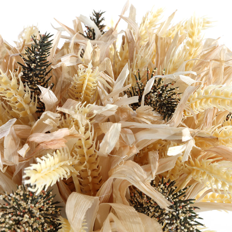 Primrue Wheat Arrangement in Vase | Wayfair