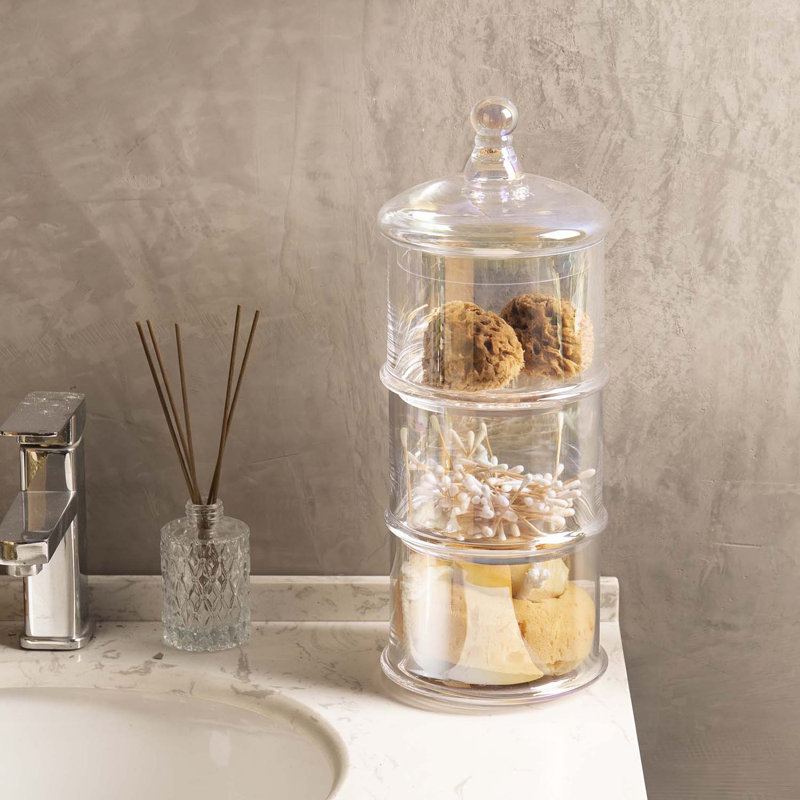 Prep & Savour Demilade 3-Tier Rainbow Bathroom Storage Container | Wayfair