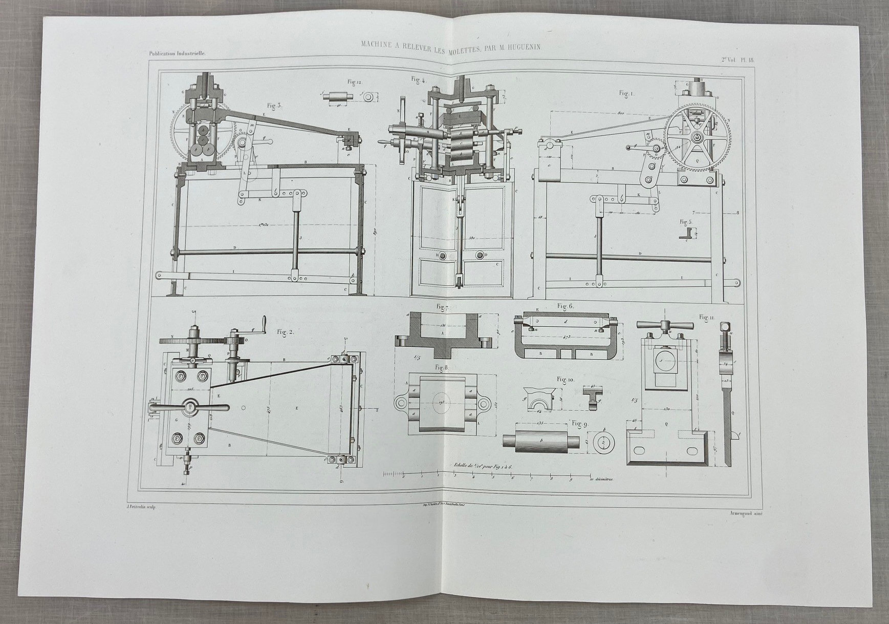 Mr. Marin 19th Century Industrial Machine Patent Design " 19th Century ...