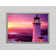 Longshore Tides Lighthouse Pink Sunset - Single Picture Frame Print on ...