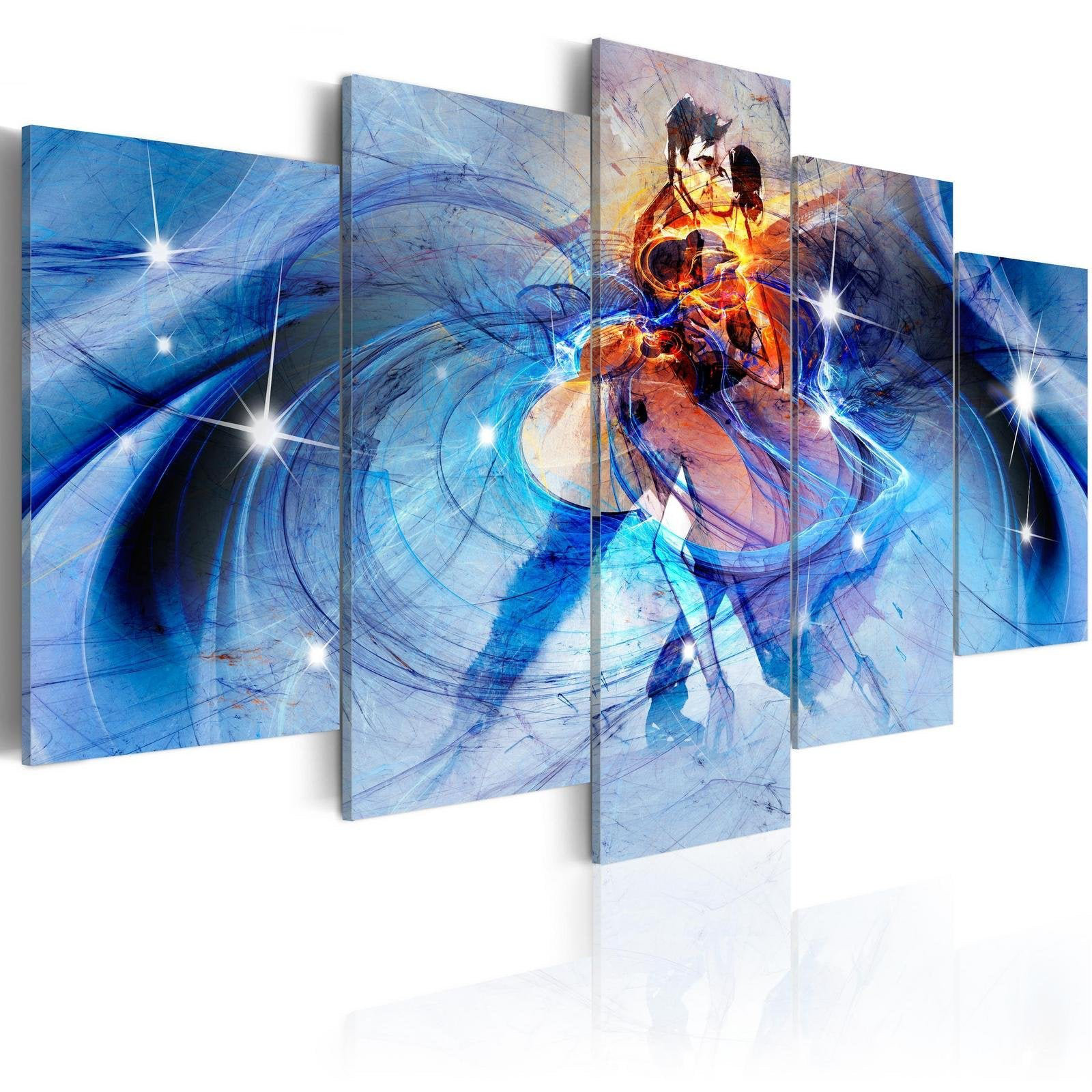Red Barrel Studio® Dance of Love - 5 Piece Wrapped Canvas Graphic Art ...
