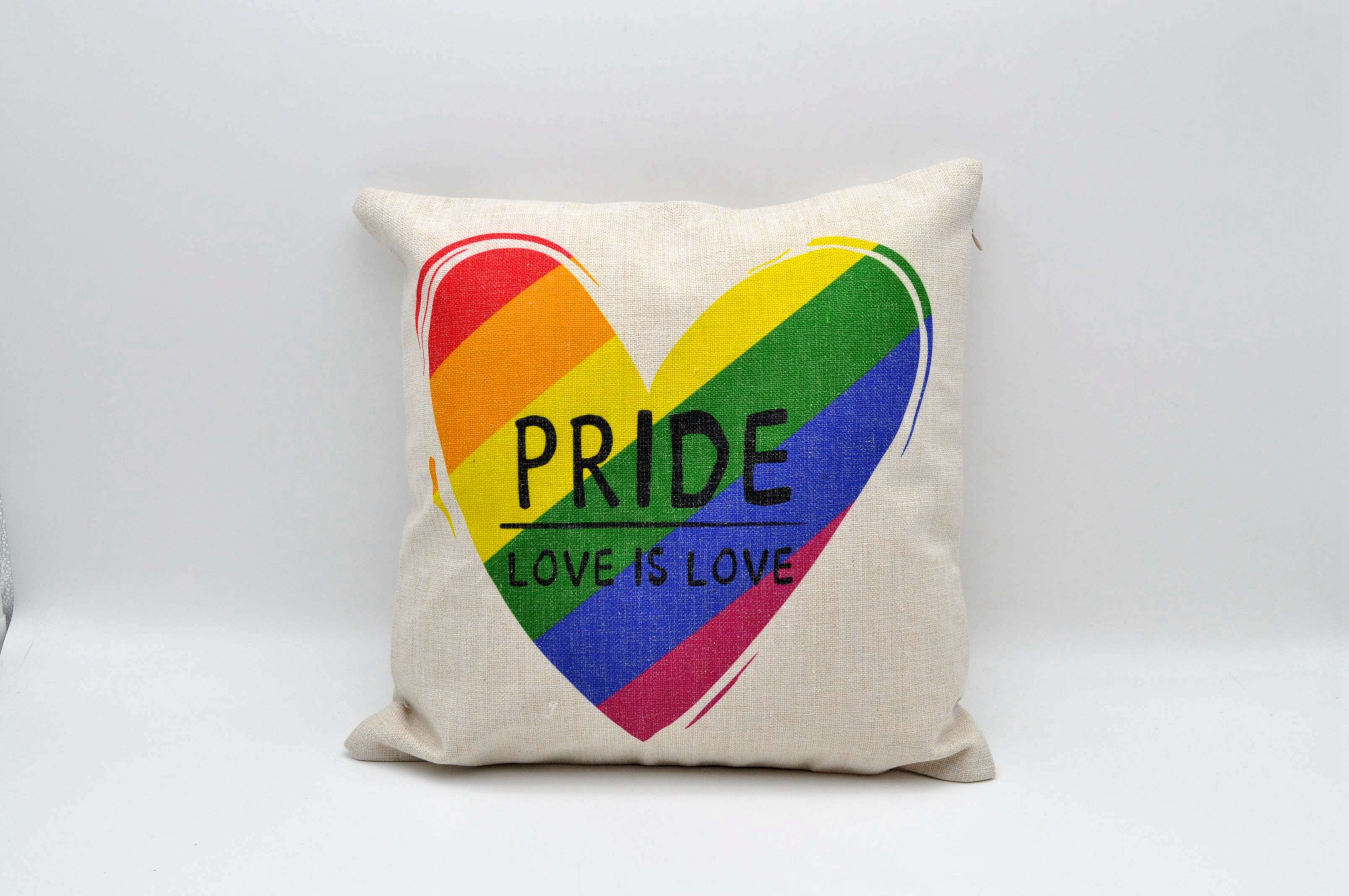 Sign-A-Tology Pride Linen Throw Pillow | Wayfair