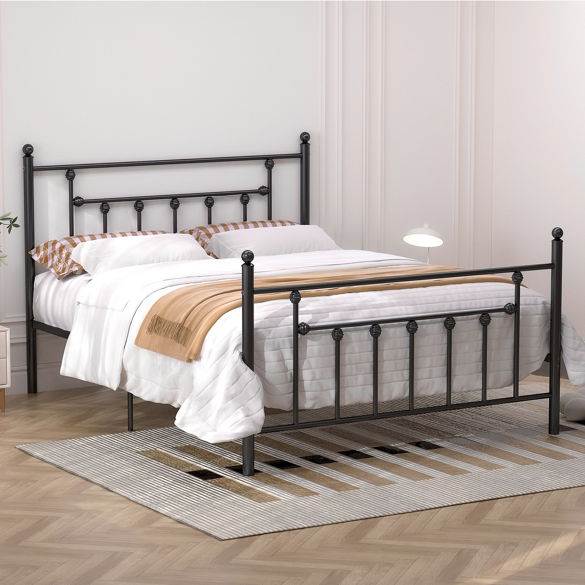 Trent Austin Design® Kempst 42.9" Steel Bed Frame & Reviews | Wayfair