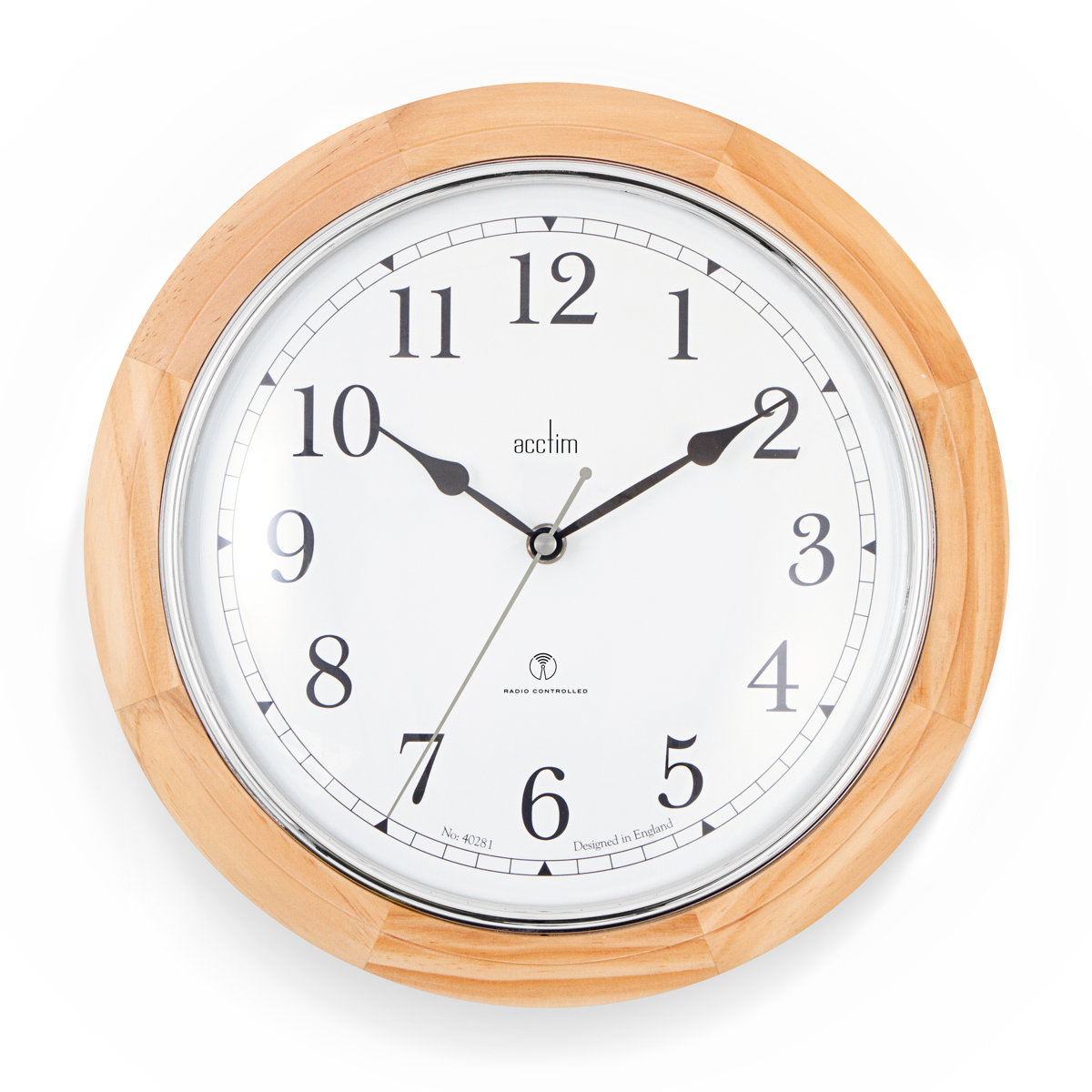 Acctim Radio Controlled Wood Wall Clock 31.5 cm | Wayfair.co.uk
