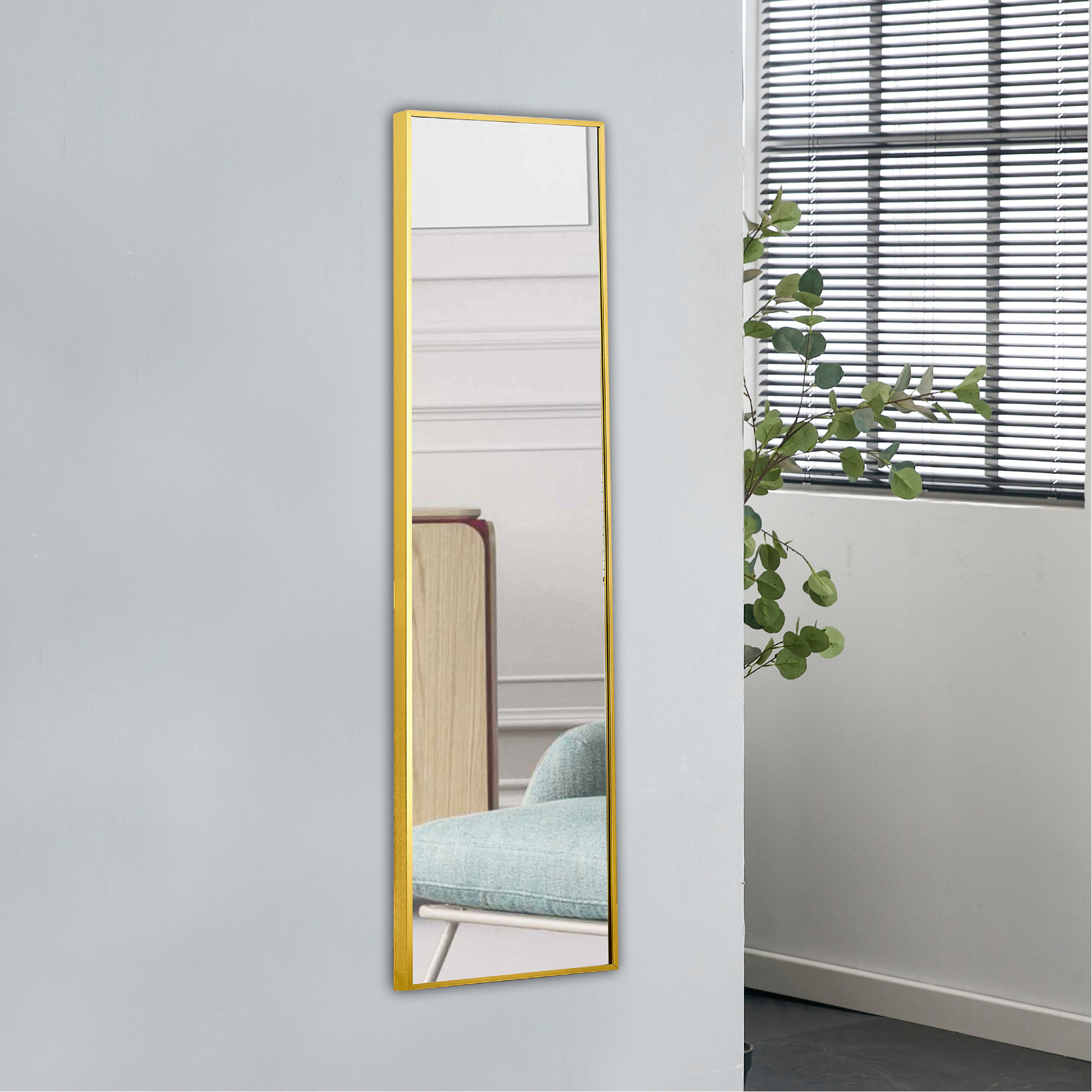 Mercer41 Stylish Wall-Mounted Full Body Mirror For Versatile Decor And ...