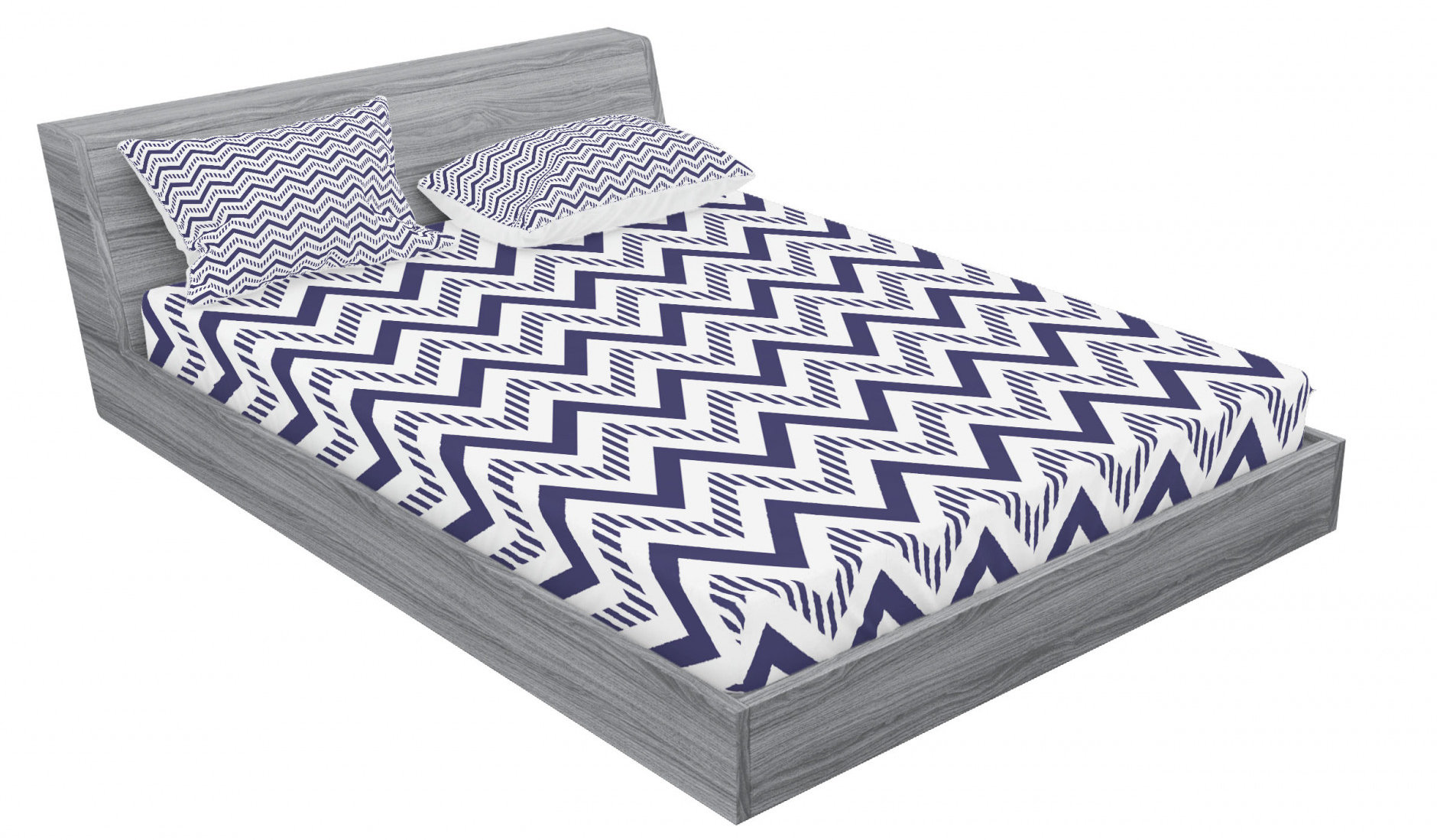 Ambesonne Modern Art Chevron Sheet Set | Wayfair