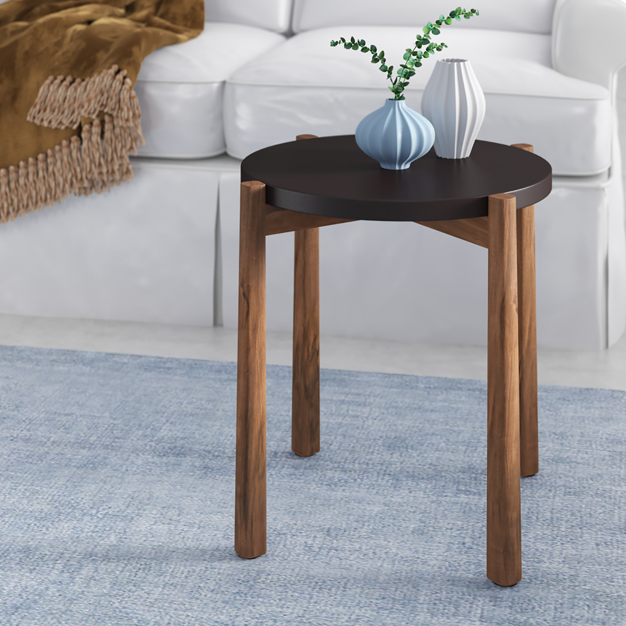 Joss & Main Santino Round-Top End Table & Reviews - Wayfair Canada