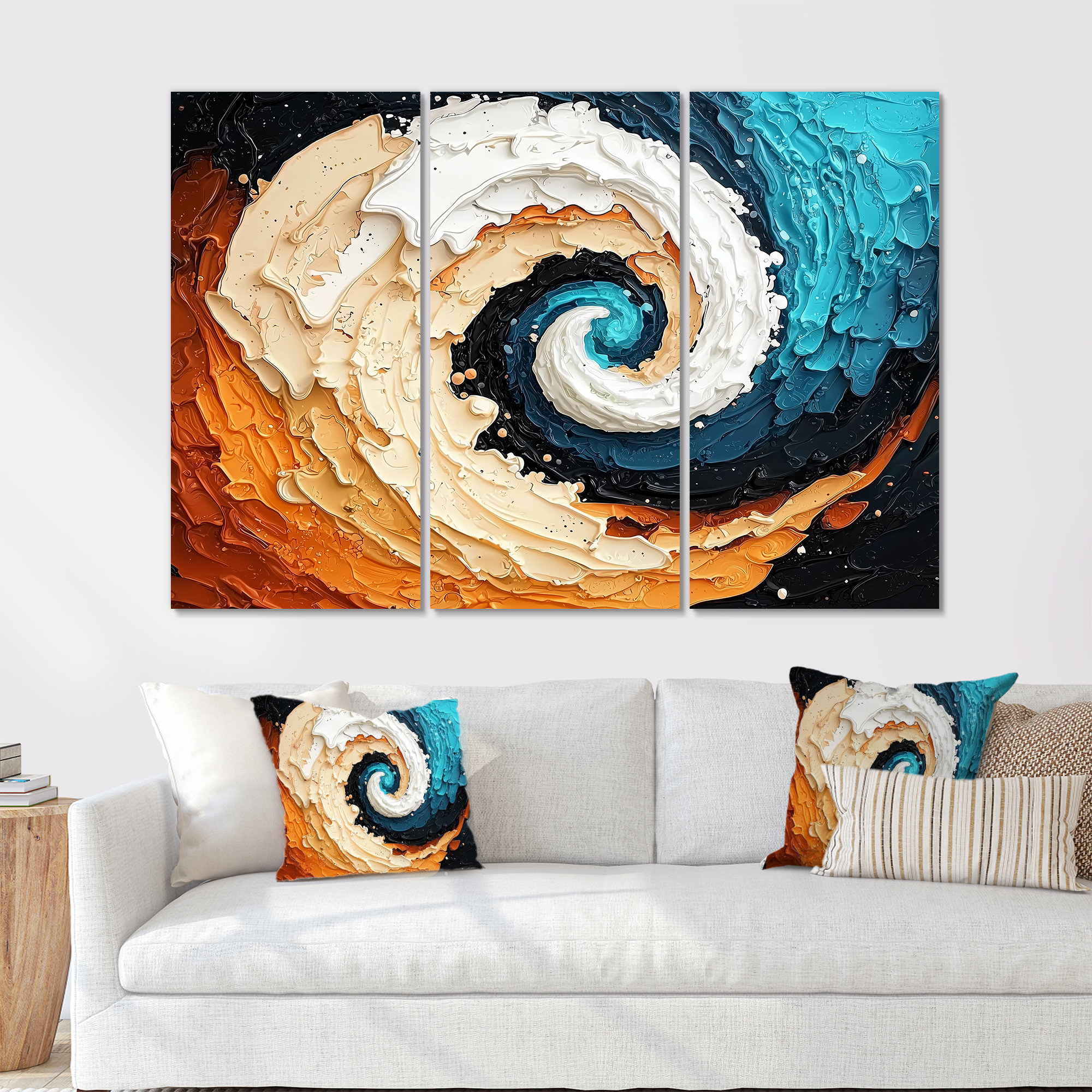 Ivy Bronx Abstract Galactic Spiral Convergence I - Abstract Modern ...