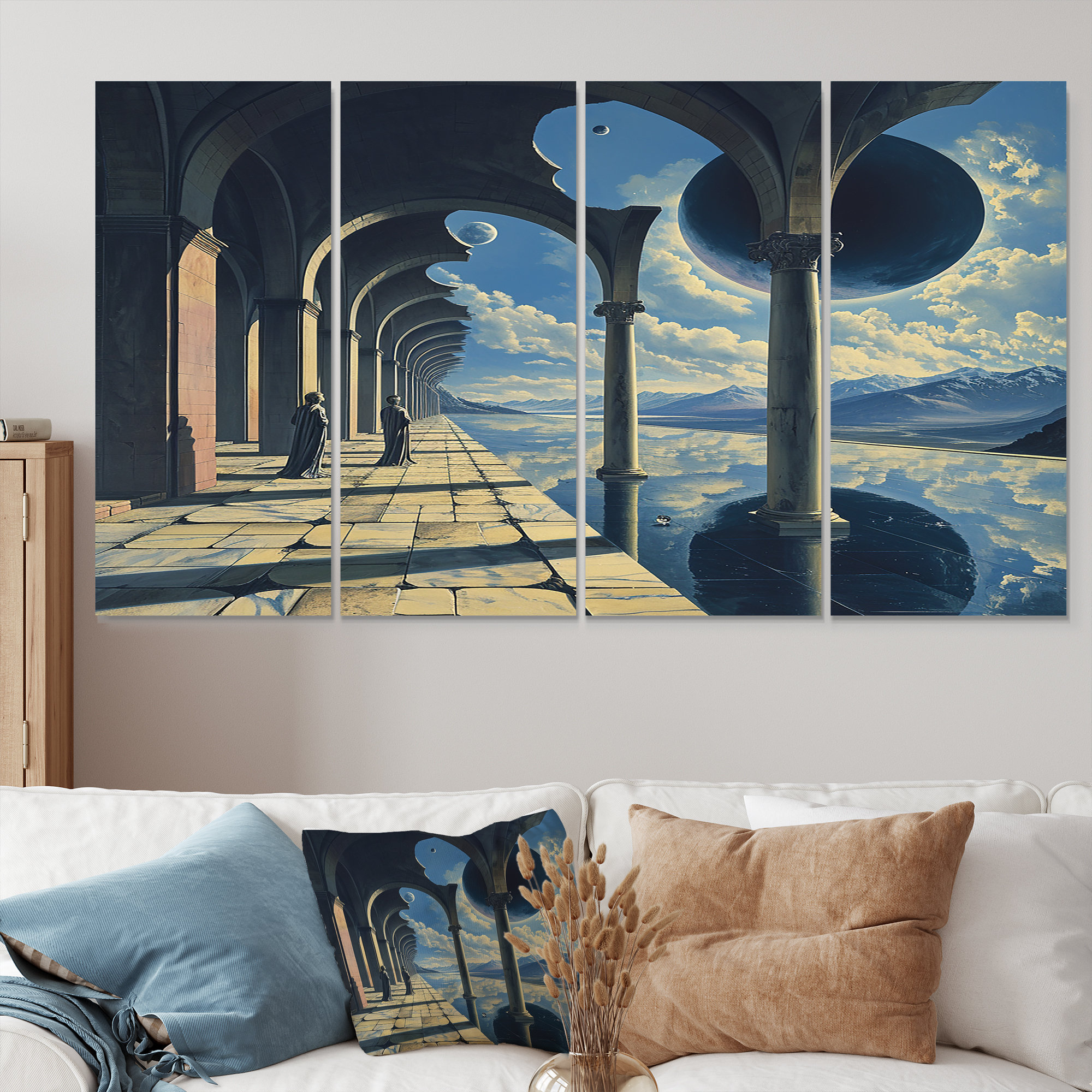 Design Art Fables Of The Forgotten Land - Surrealism Wall Art Decor Set ...