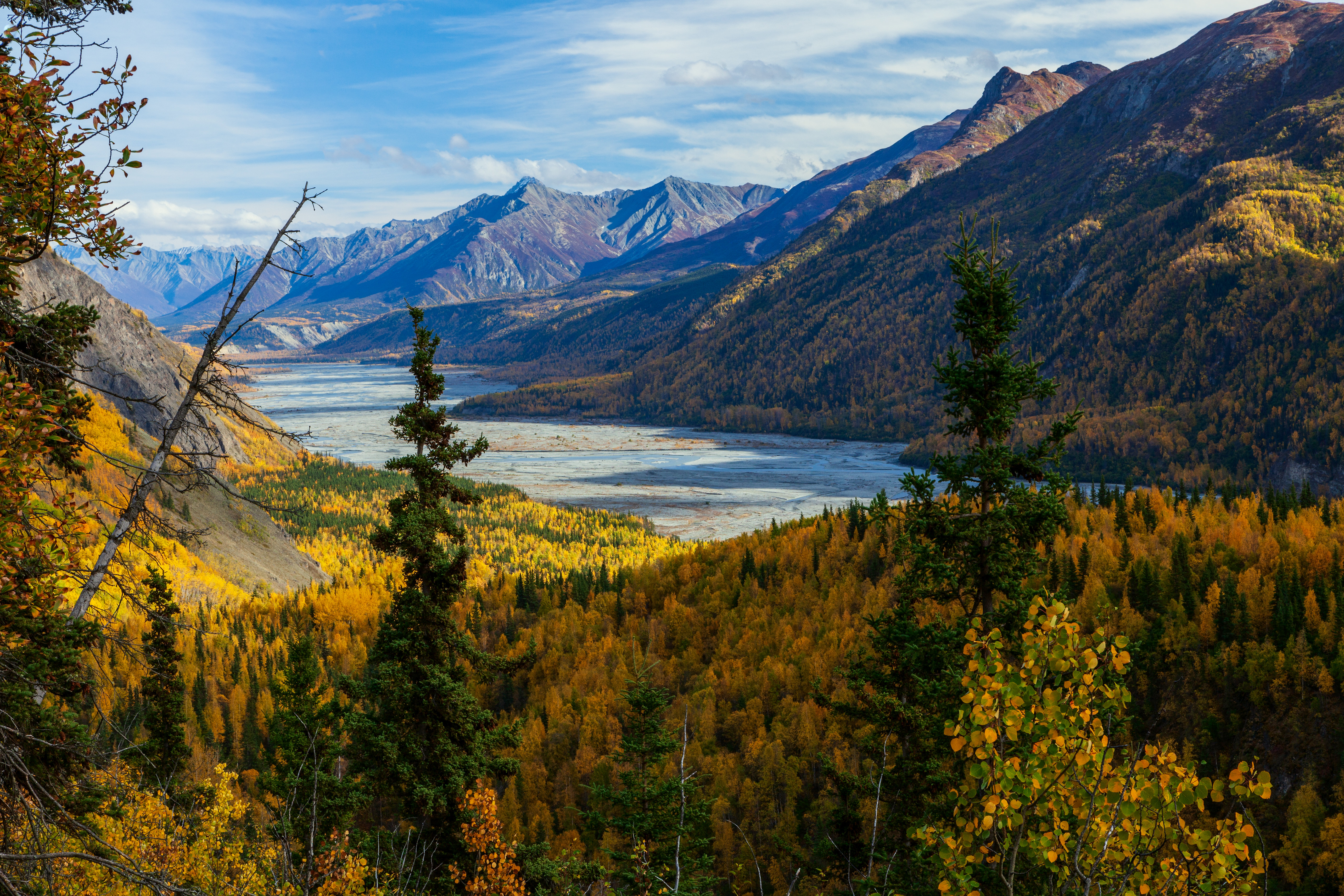 Alpen Home Marsha Matanuska River Valley by Morningdew - Wrapped Canvas ...