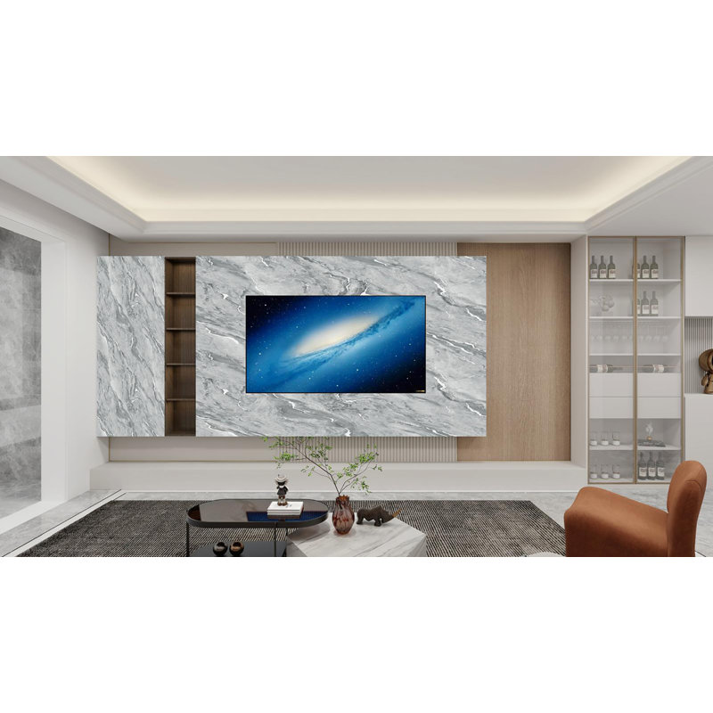 The Keystone Decor 2 pieces PPF Decorative Gray Marble Wall Panels ...