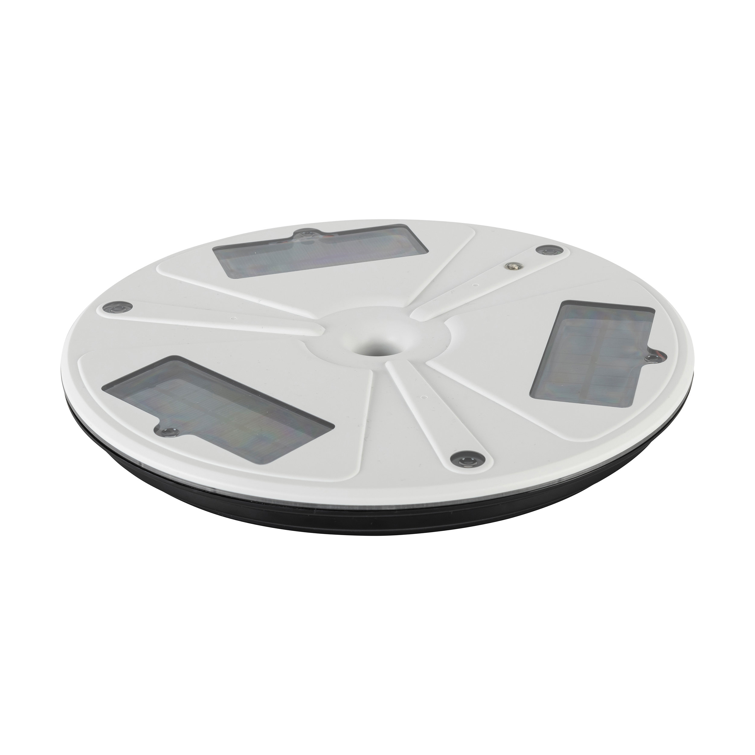 Gama Sonic 10.5 in. Outdoor Flower Planter Solar Pot Base Stand Light ...