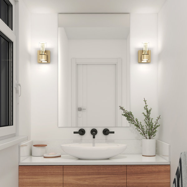 Mercer41 Kareese Metal LED Flush Mounted Wall Sconce & Reviews | Wayfair