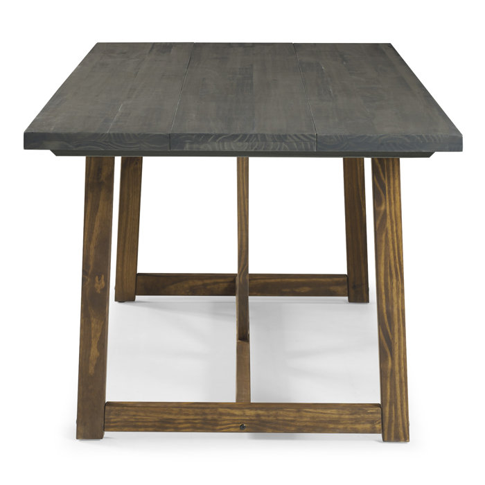 Sand & Stable Emmett Solid Wood Dining Table & Reviews | Wayfair