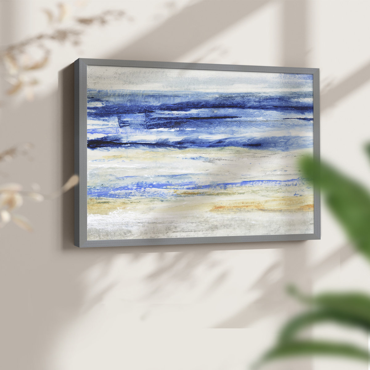 Highland Dunes Choppy Seas II -Framed Print - Restickable | Wayfair