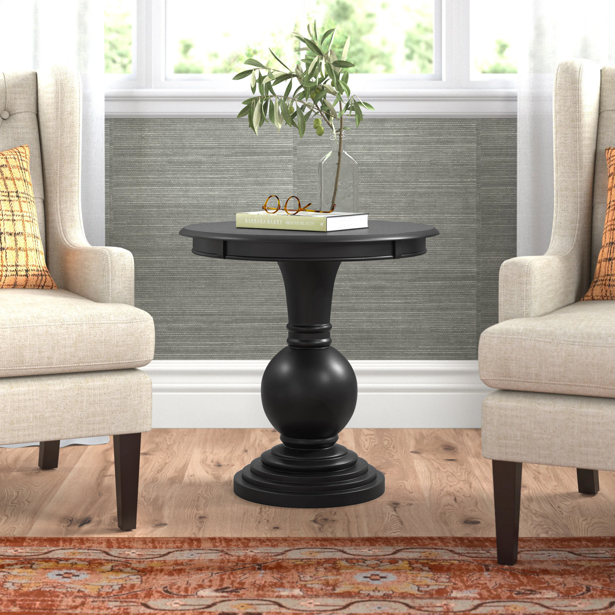Three Posts Knight 26” Round Pedestal End Table & Reviews - Wayfair Canada