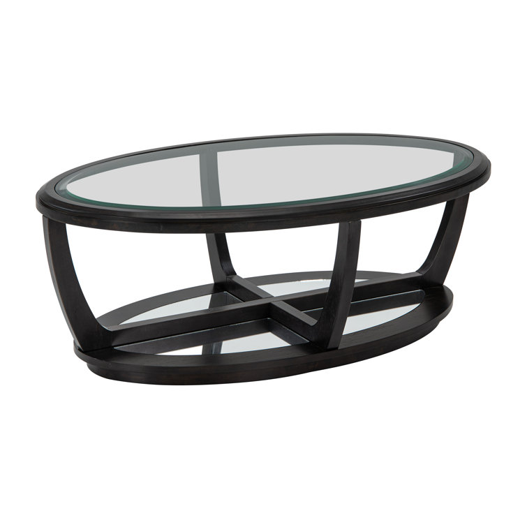 Hokku Designs Cyndle 3 - Piece Glass Top Living Room Table Set | Wayfair