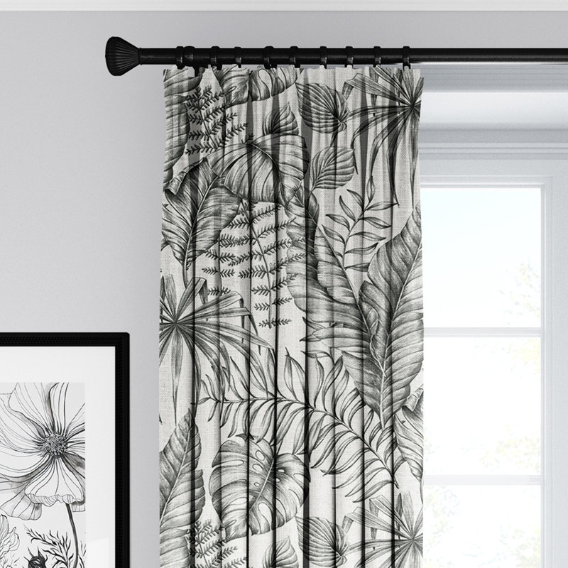 The Tailor's Bed Bali 100% Cotton Room Darkening Curtains / Drapes ...