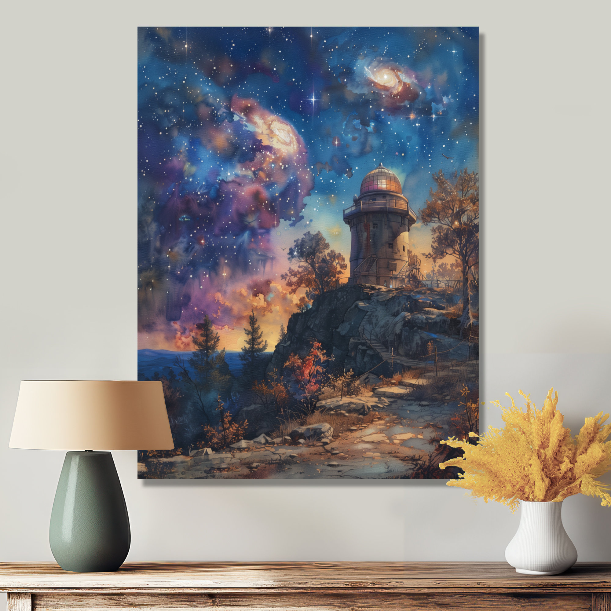 Winston Porter Blue Purple Star Sanctuary Observatory II ...