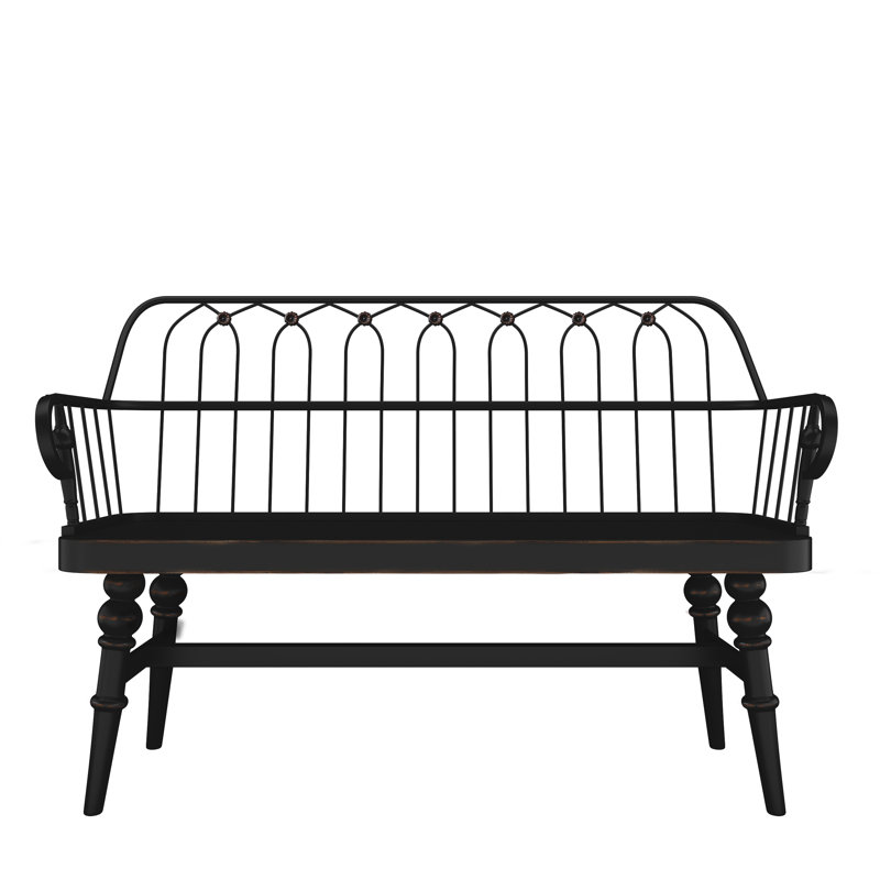 Charlton Home® Donlad Spindle Back Dining Bench & Reviews | Wayfair