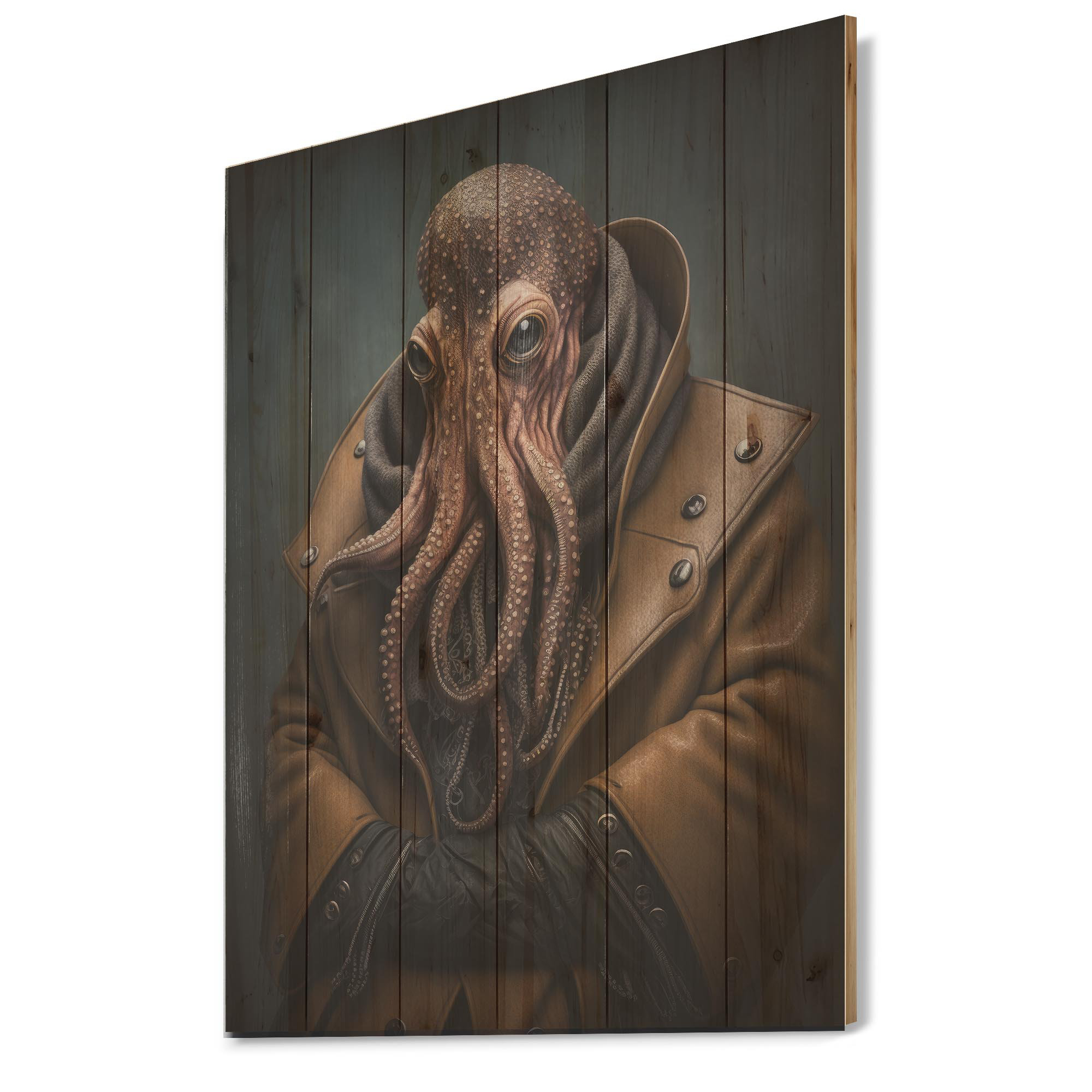 The Twillery Co.® Alviva Iftimia Anthropomorphic of Octopus Portrait I ...