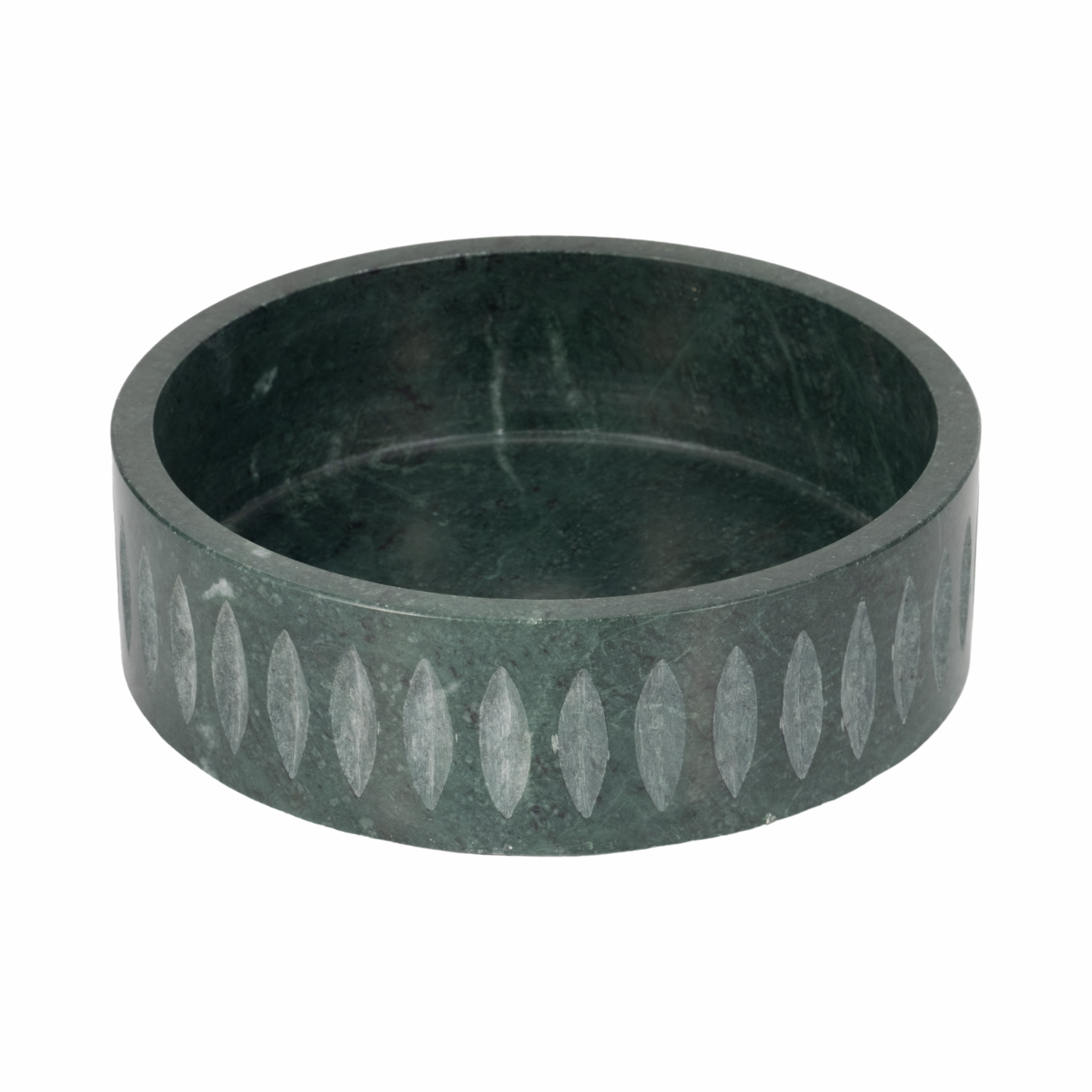Joss & Main 12" Rosalie Green Marble Bowl | Joss & Main