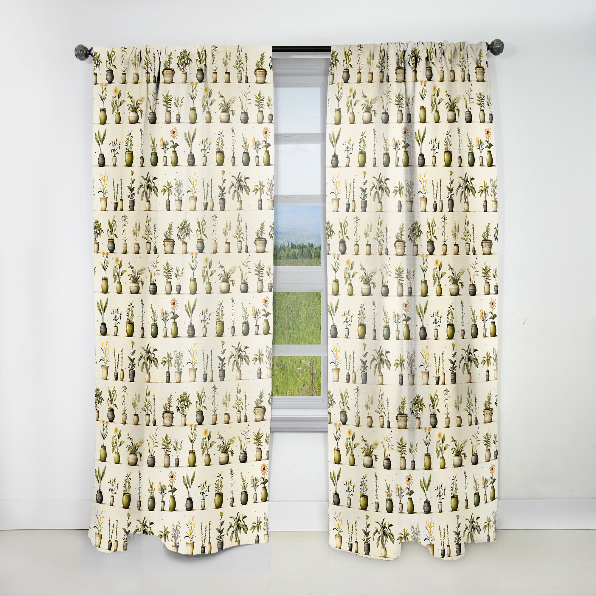 Dakota Fields Khaison Urban Botanicals Potteries Pattern I - Floral ...