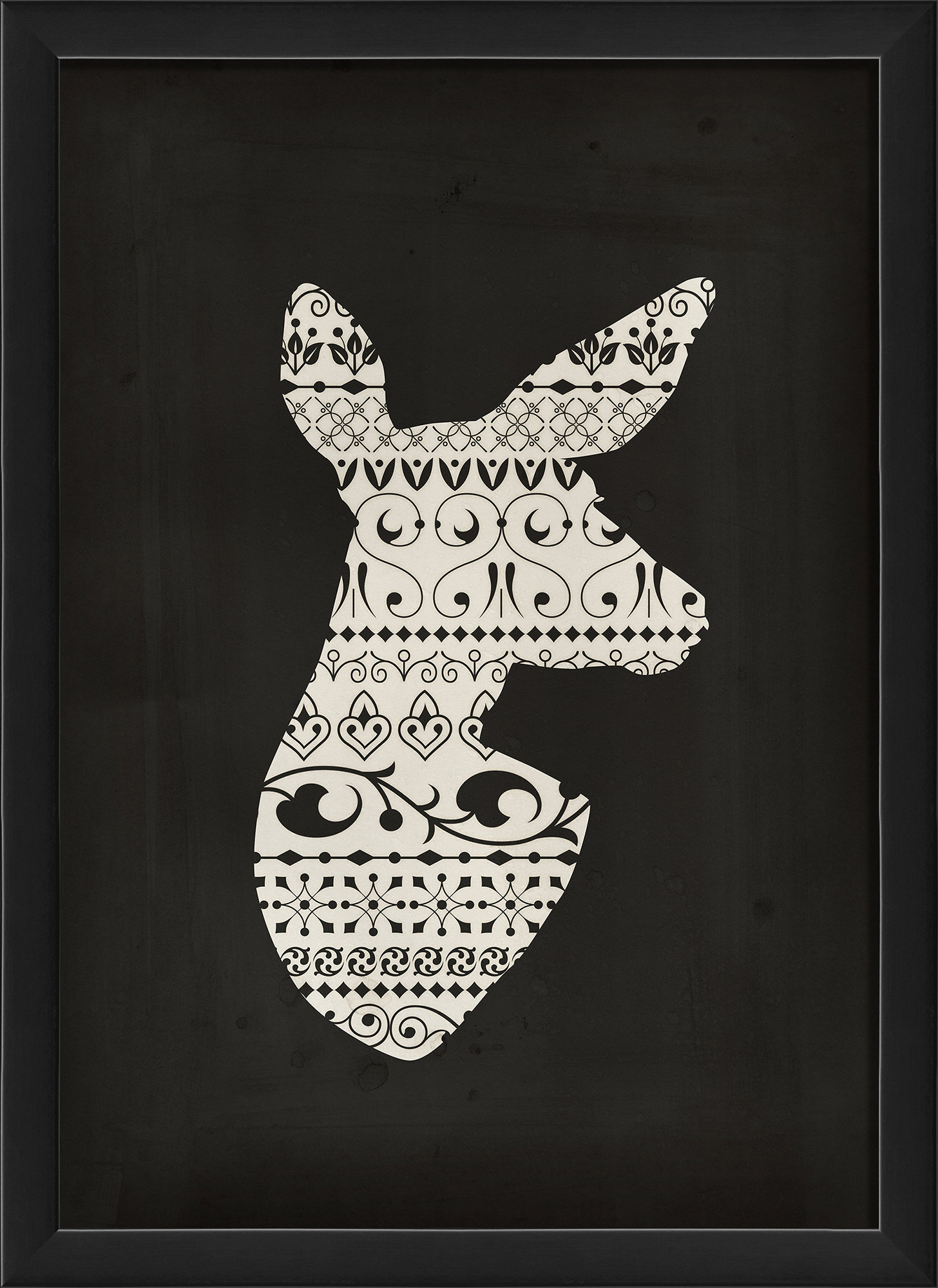 Bungalow Rose 'Doe' Framed Graphic Art Print | Wayfair