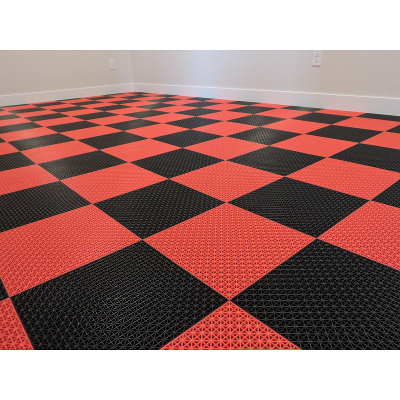 Master Mark Plastics Quix Tile Quix Interlocking Indoor/Outdoor Floor ...