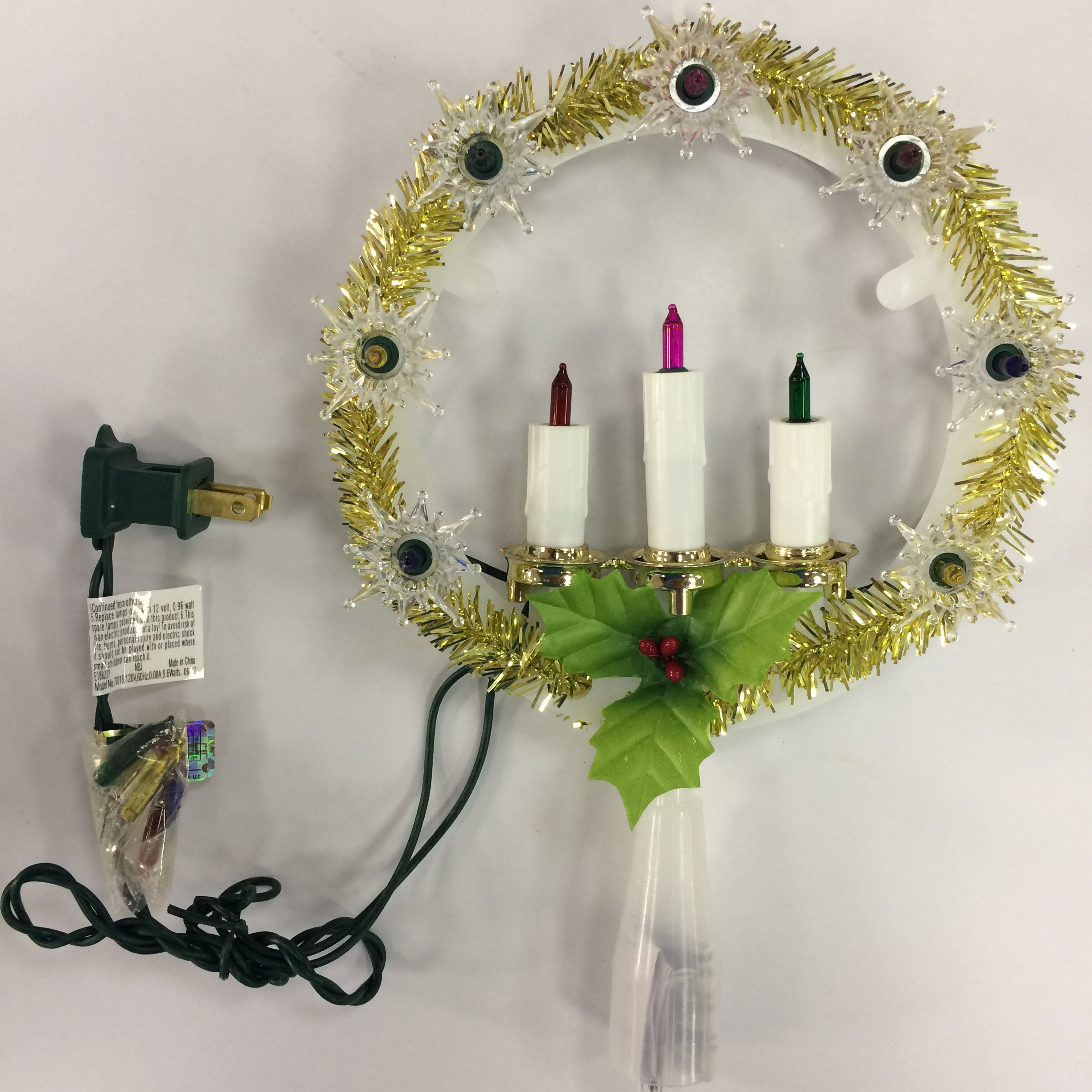 The Holiday Aisle® 10 Lite Tree Topper with Candle & Reviews | Wayfair