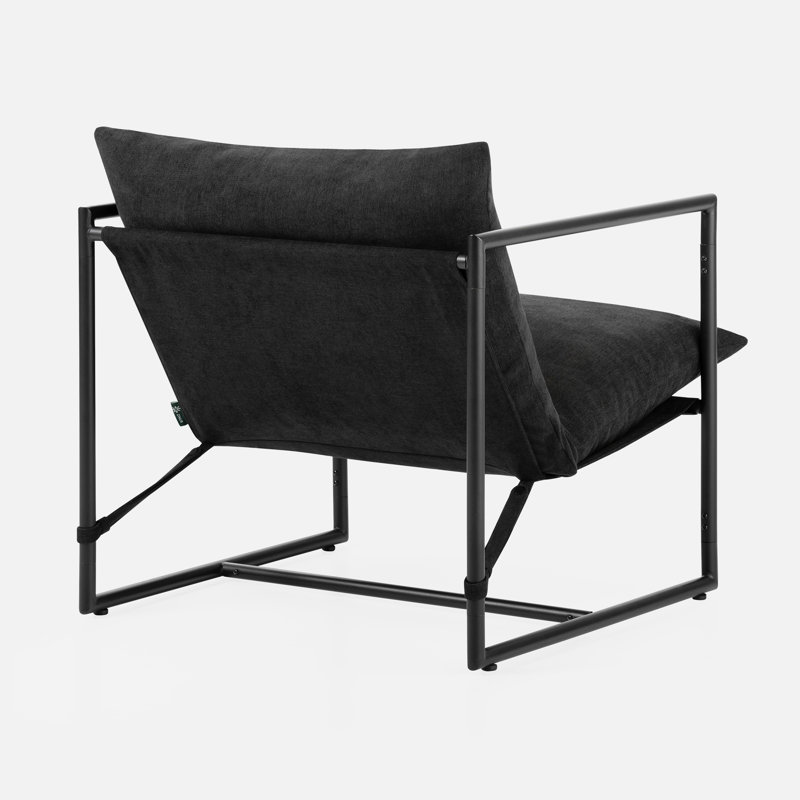 Trent Austin Design® Reagle Modern Metal Framed Sling Accent Chair ...