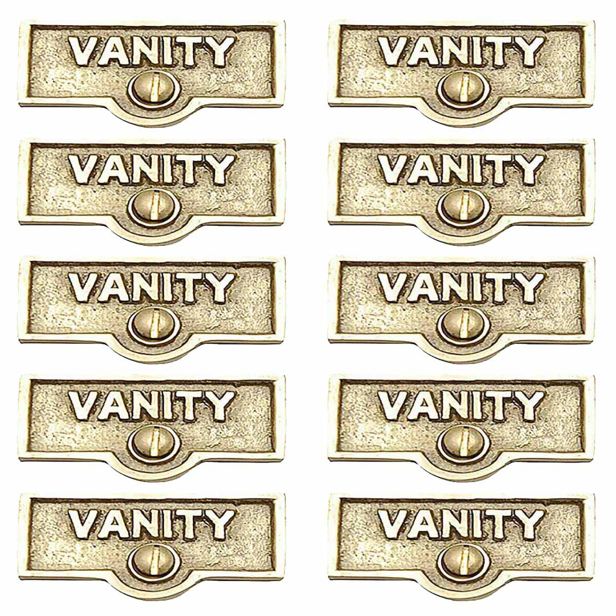 The Renovators Supply Inc. Switch Tags Vanity Name Signs 1-Gang Rocker ...