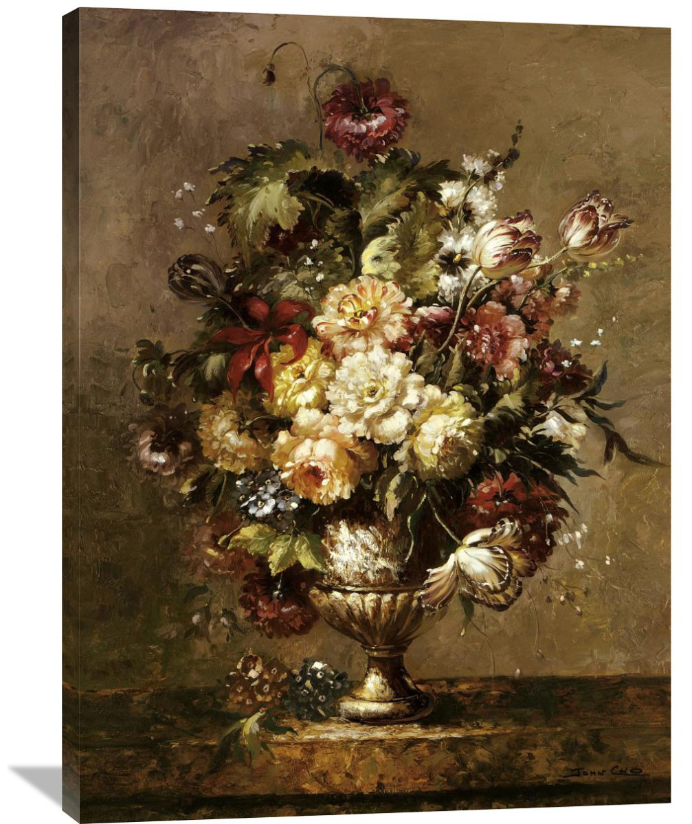 Global Gallery 'Floral Decadence' by Cho Painting on Wrapped Canvas ...