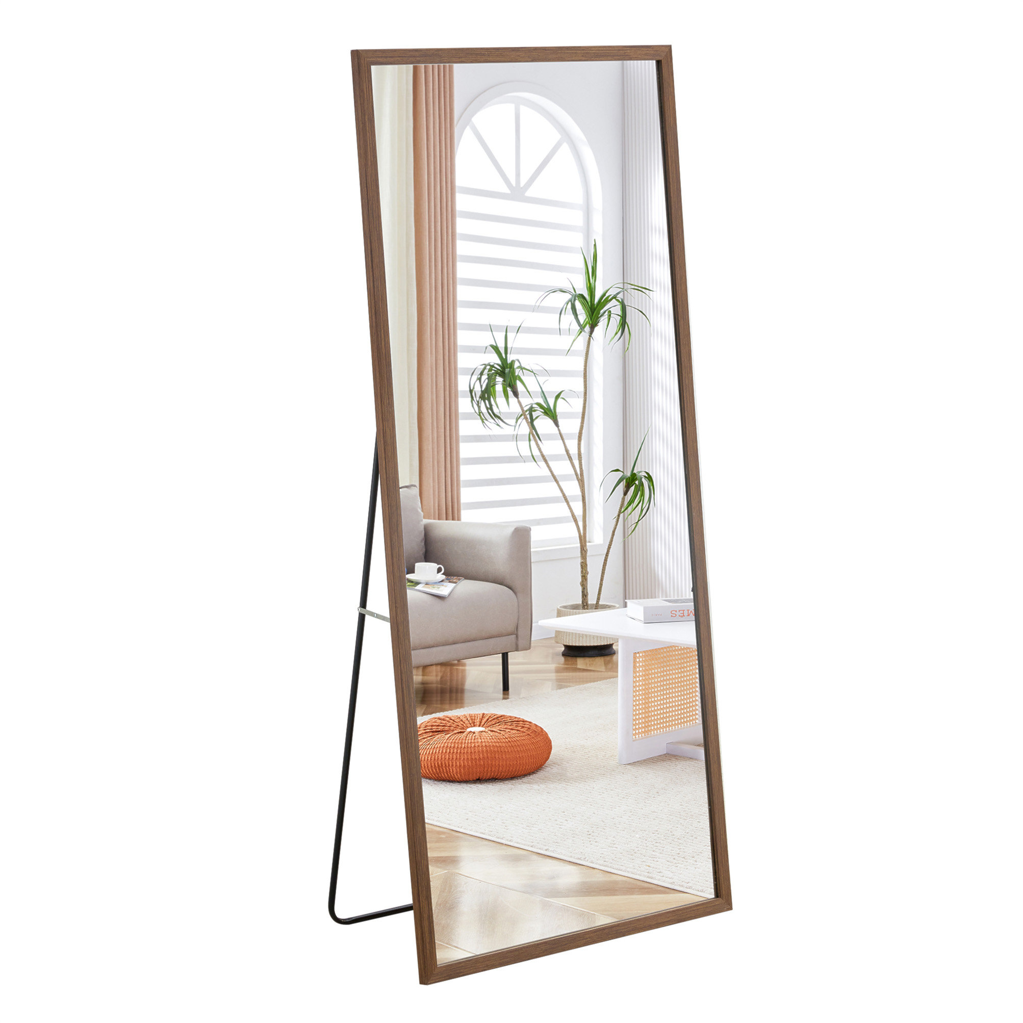 Ebern Designs Versatile Full-Length Floor Standing Mirror For Bedroom ...