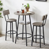 Round Seats 2 Kitchen & Dining Room Sets You'll Love | Wayfair