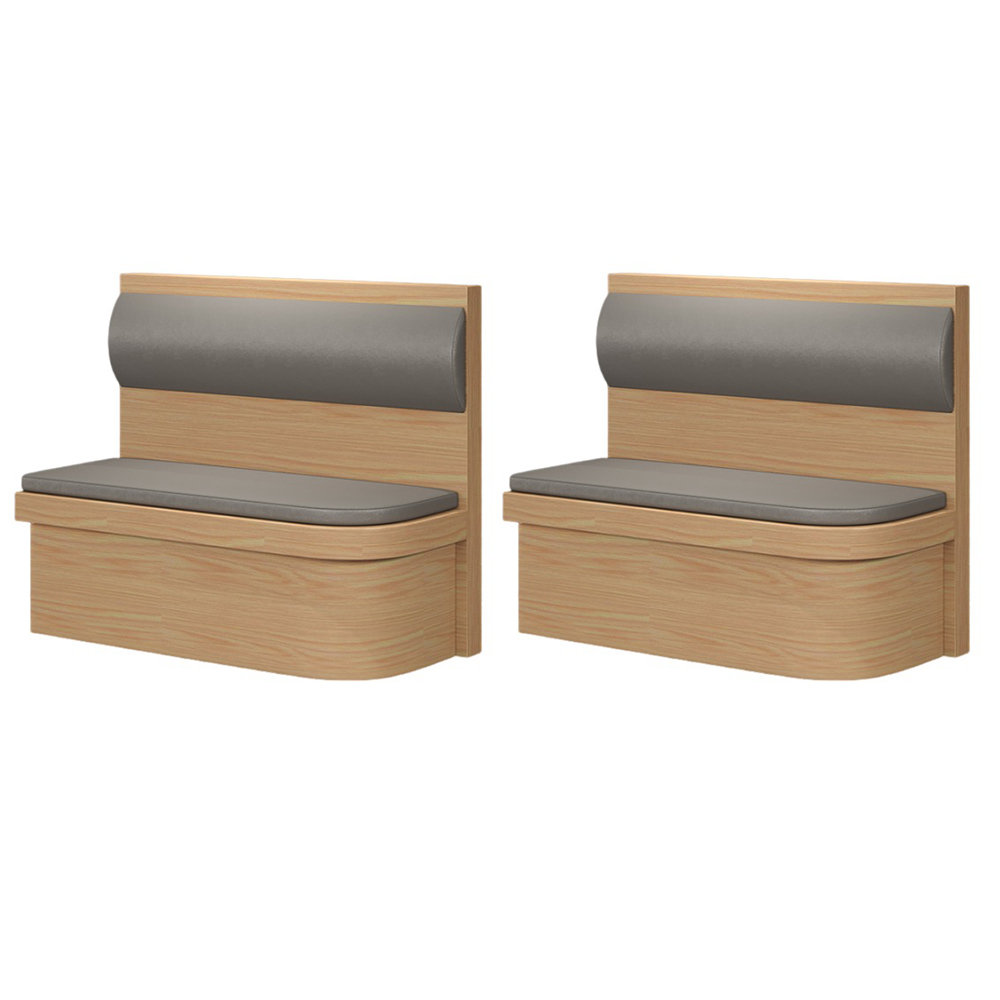 Canadian Linen Restaurant Bar Coffee Shop Modern Bench Faux Leather ...