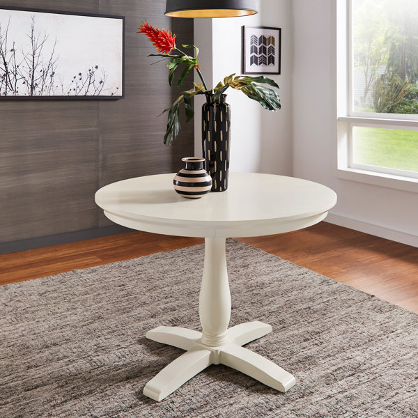 Winston Porter Scavorris 44" Pedestal Dining Table | Wayfair
