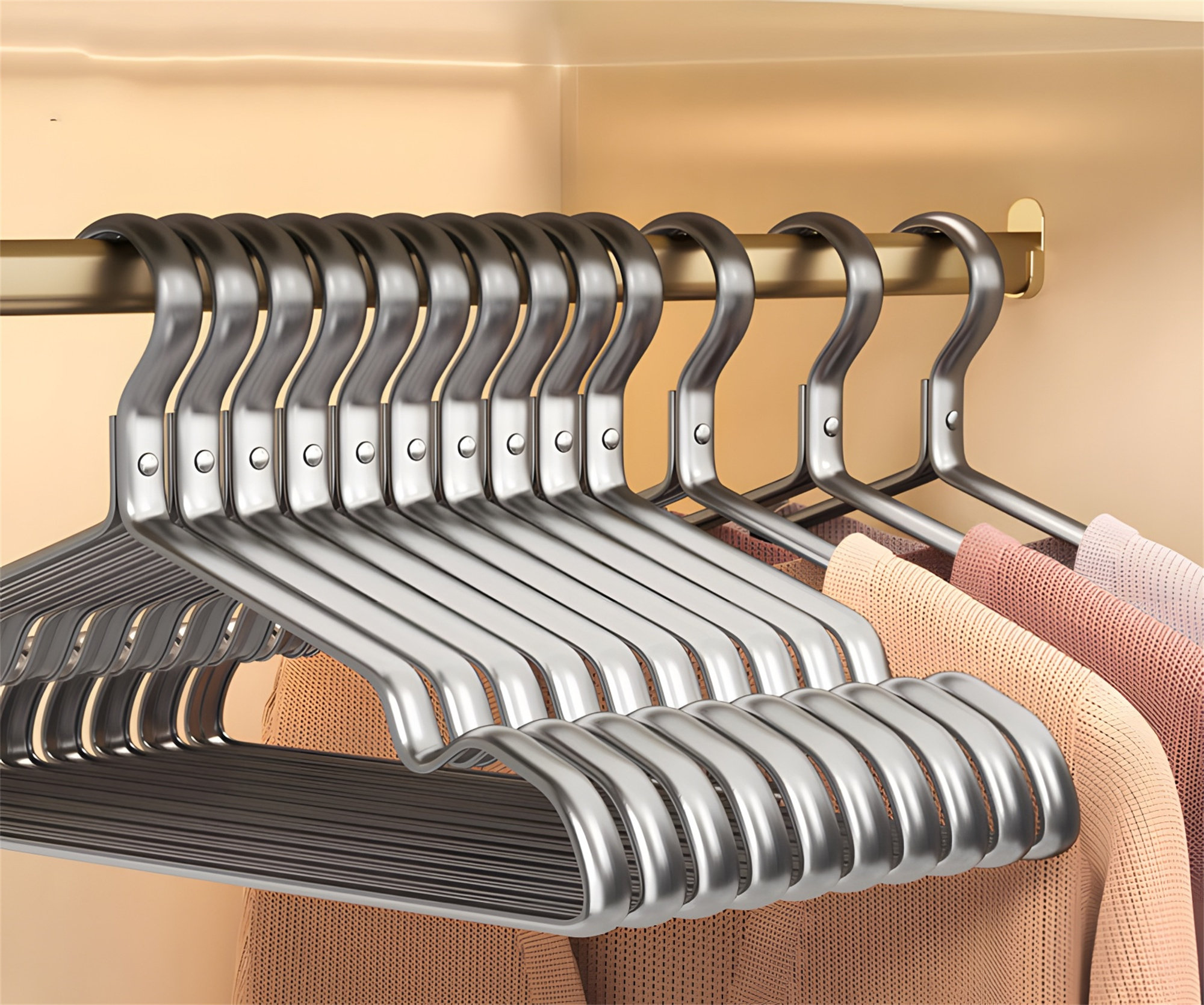 Rebrilliant Aluminum Alloy Clothes Hanger - Wayfair Canada