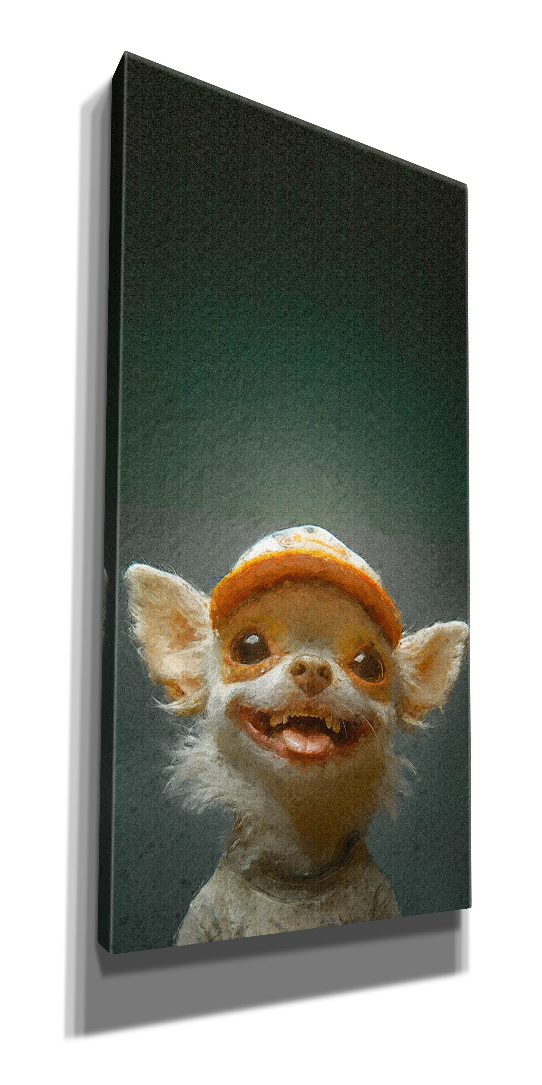 Trinx 'Slappy White' by Sean Parnell Canvas Wall Art | Wayfair