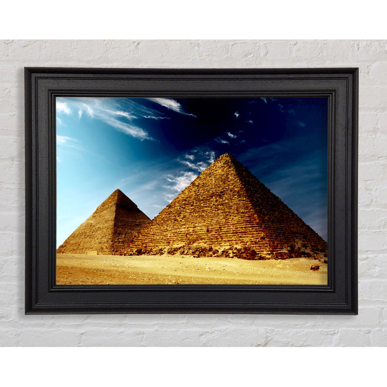 Gracie Oaks Pyramids Cairo Egypt - Single Picture Frame Art Prints ...