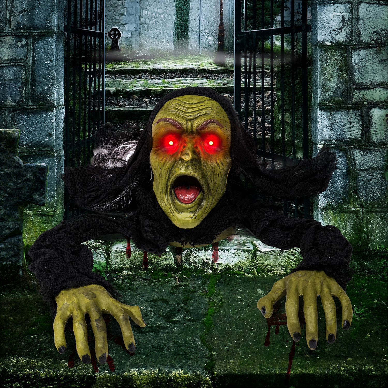 The Holiday Aisle® Halloween Decoration Outdoor Zombie Groundbreaker ...