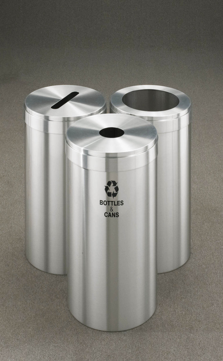 Glaro, Inc. Poubelle de recyclage 69 gallons à triple unité RecyclePro ...