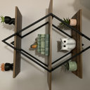 Mercury Row® Midland 3 Piece Diamond Tiered Shelf & Reviews | Wayfair