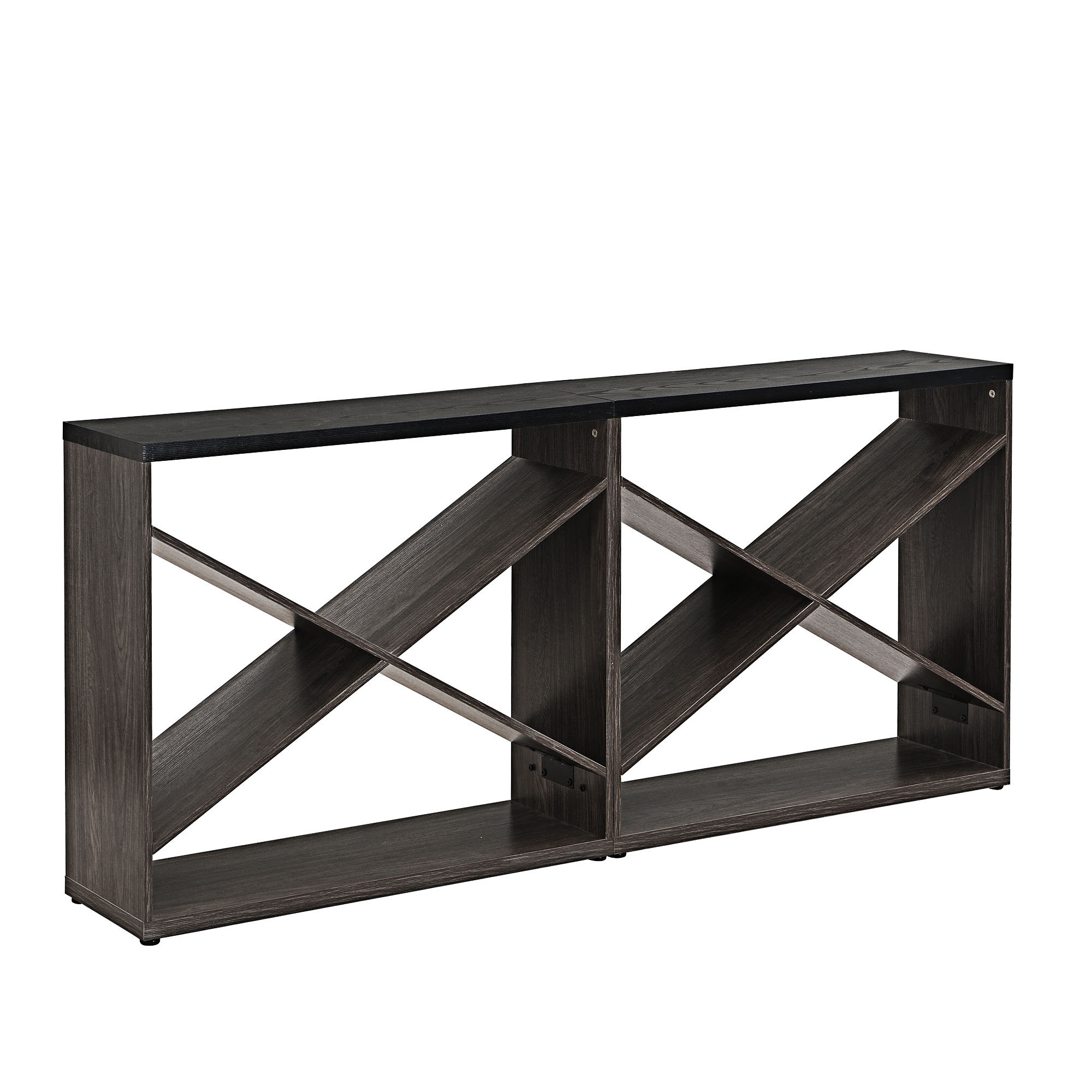 Ebern Designs Console Table Extra Long Table With Storage | Wayfair