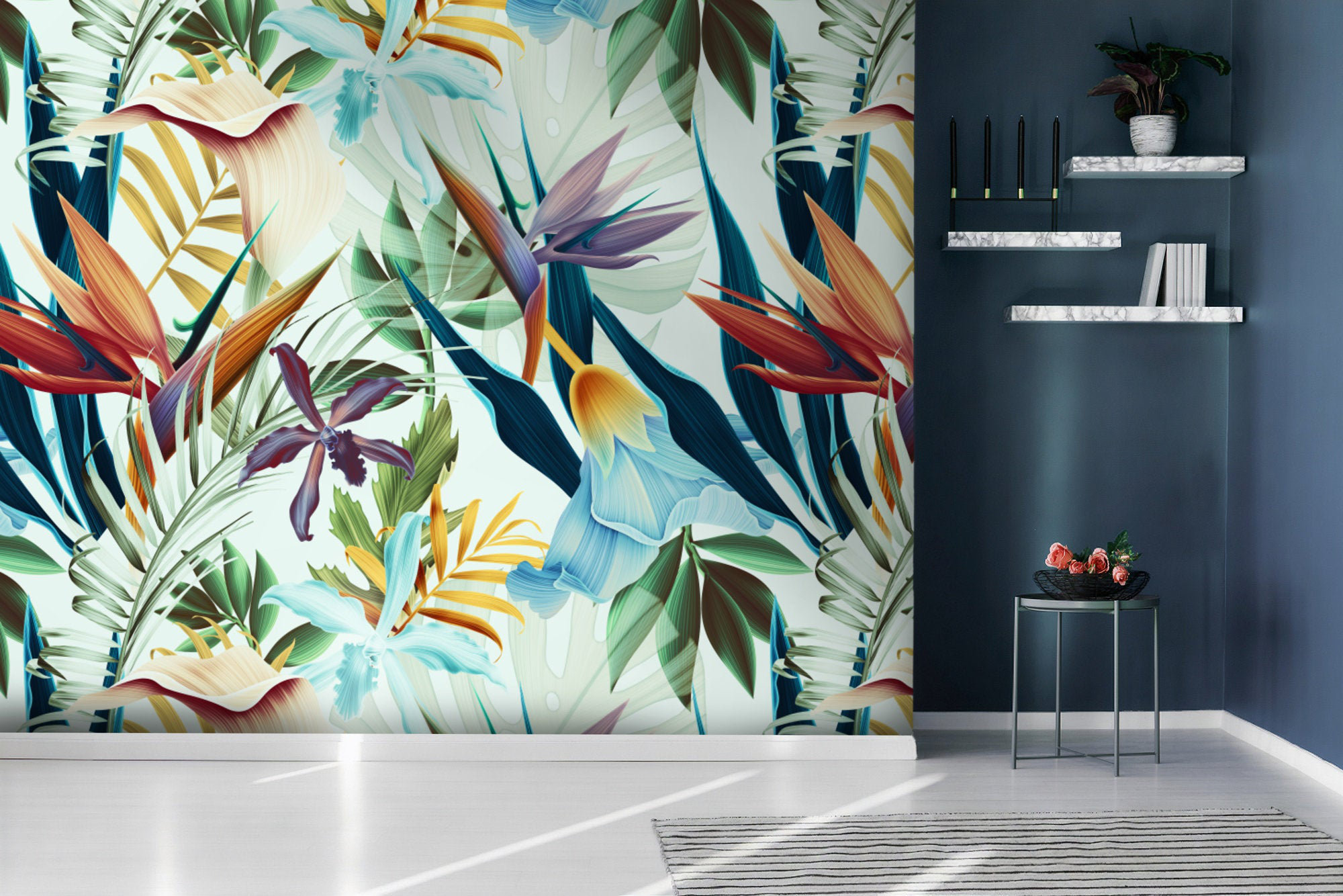 Bay Isle Home™ Tropical Floral And Plants Exotic Leaves Removable ...