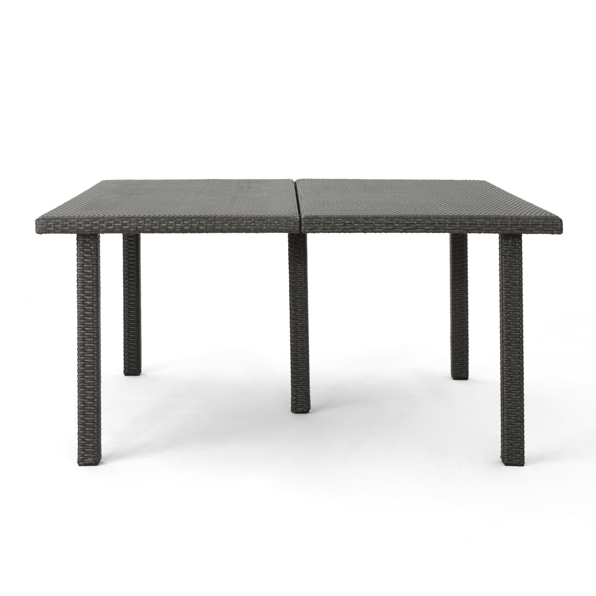 Latitude Run® Large Outdoor Dining Table with Modern Straight Legs ...